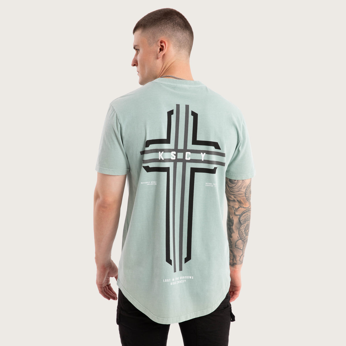 Zest Ride Dual Curved Tee in Blue | KSCY
