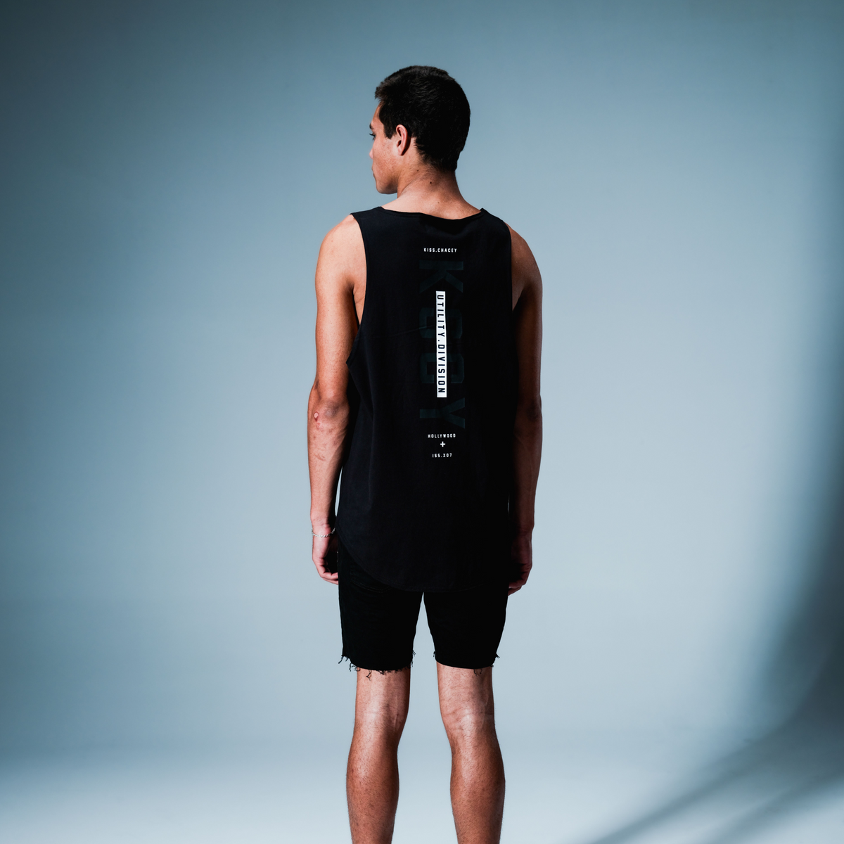 Cross Raw Muscle Tank in Jet Black | KSCY