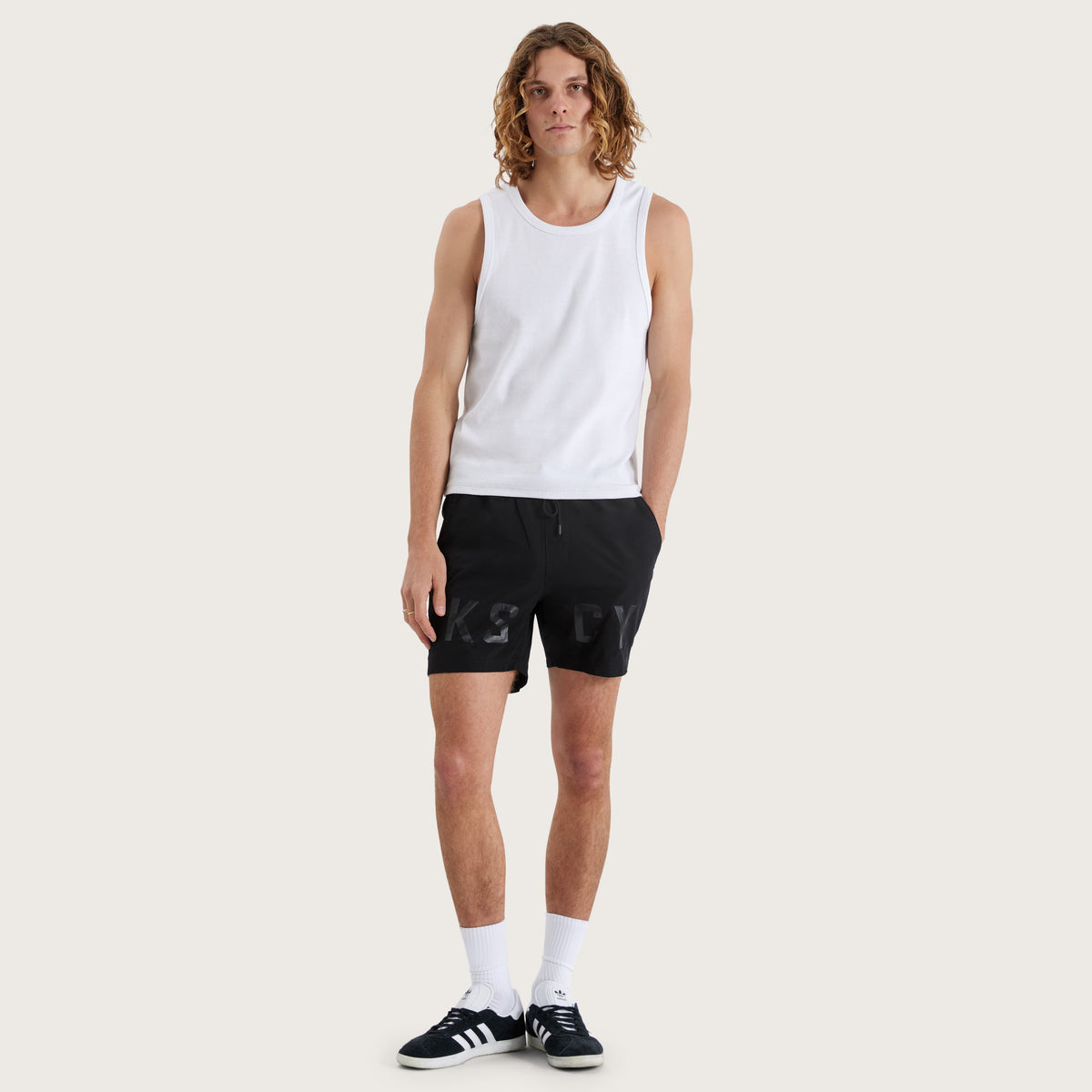 Bronant Beach Short in Jet Black | KSCY