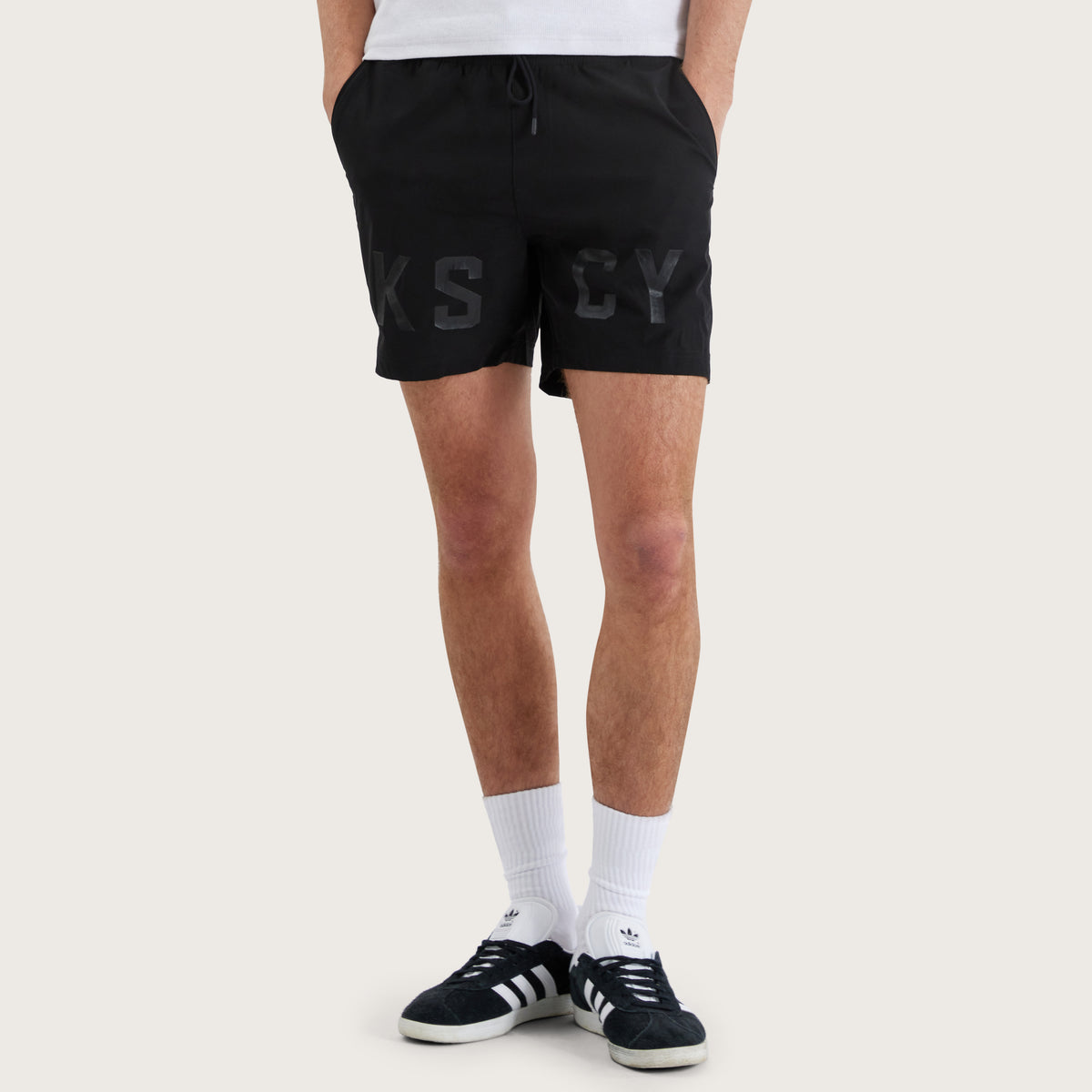 Bronant Beach Short in Jet Black | KSCY