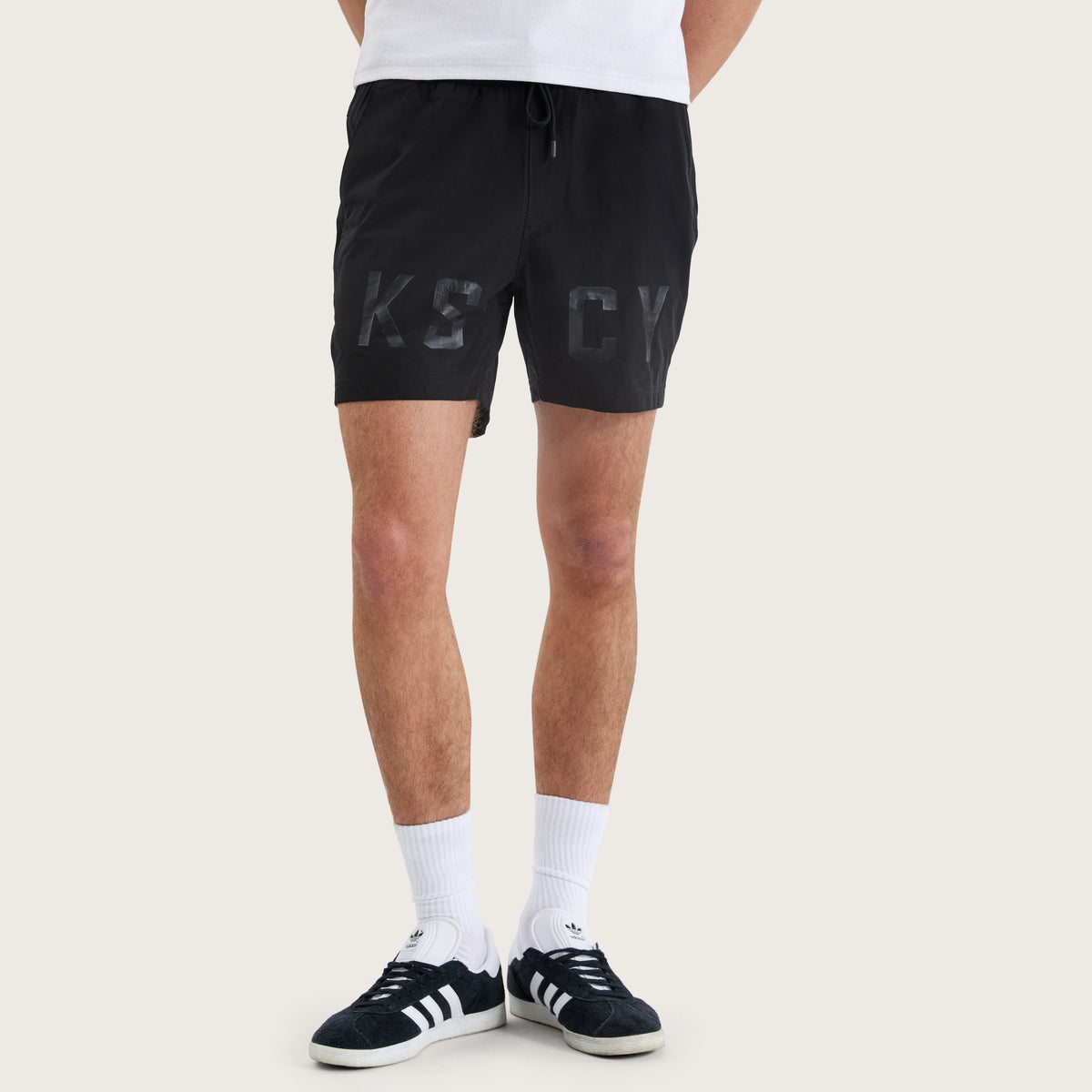 Bronant Beach Short in Jet Black | KSCY