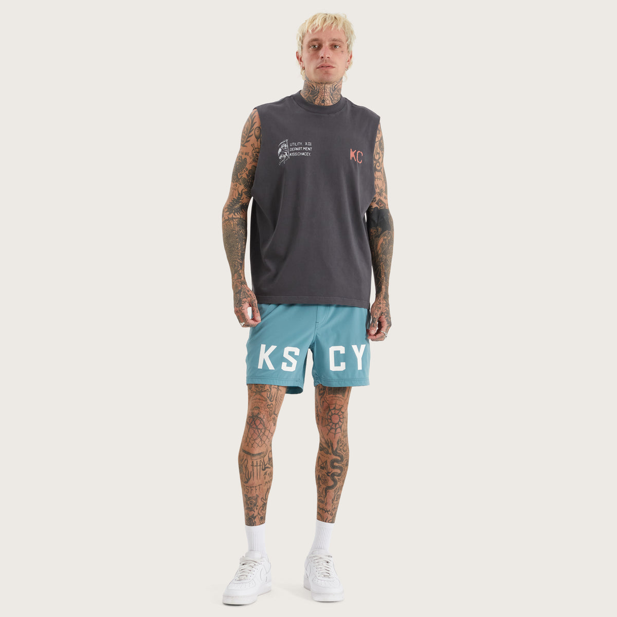 Bronant Beach Short in Brittany Blue | KSCY