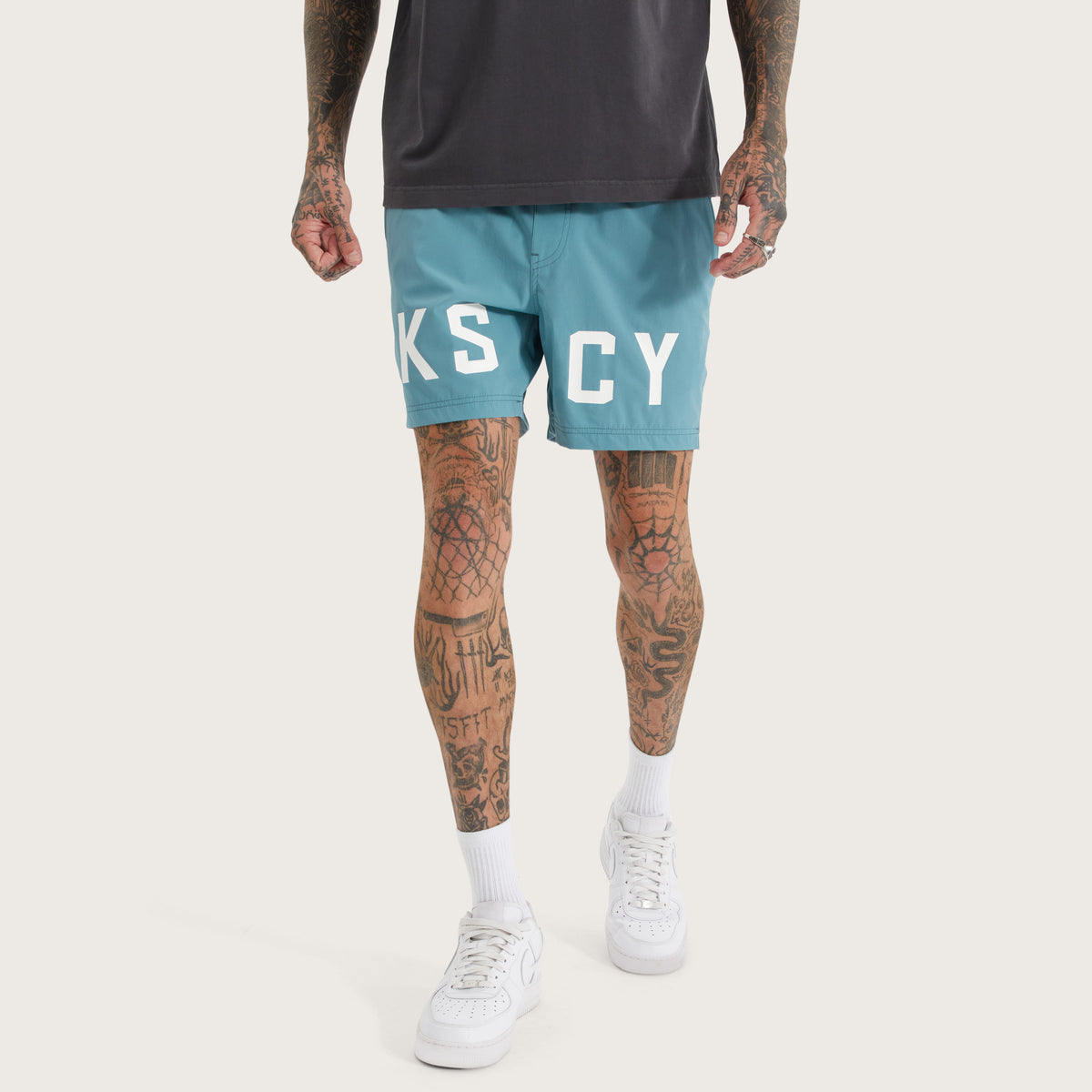 Bronant Beach Short in Brittany Blue | KSCY