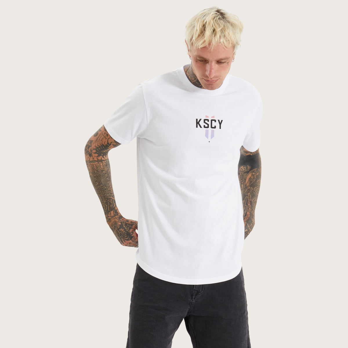 Imperium Dual Curved Tee Optical White | KSCY