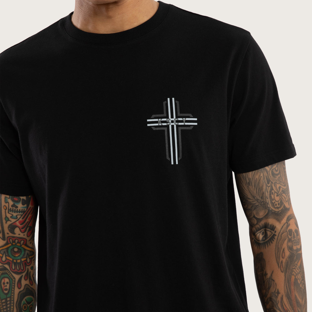 ZestRide Dual Curved Tee Jet Black | KSCY