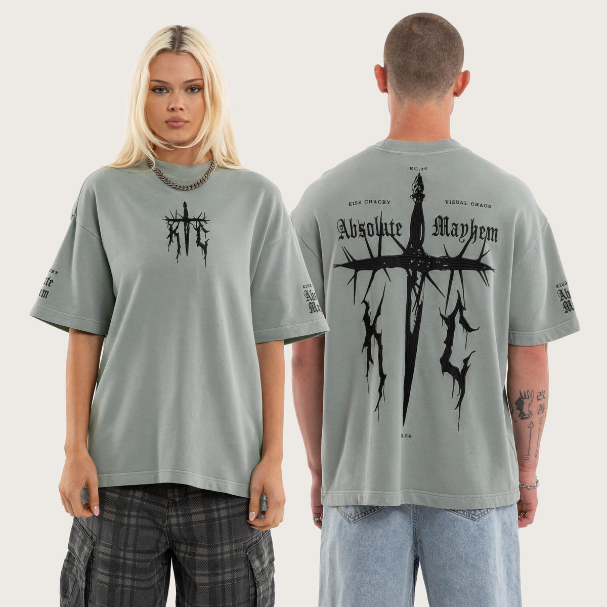 Absolute Loopback Street Tee Pigment Grey | KSCY