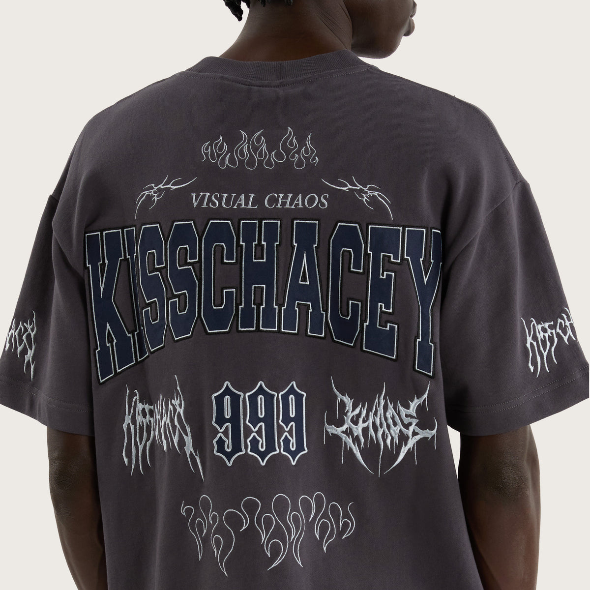 Highschool Loopback Street Tee in Grey | KSCY