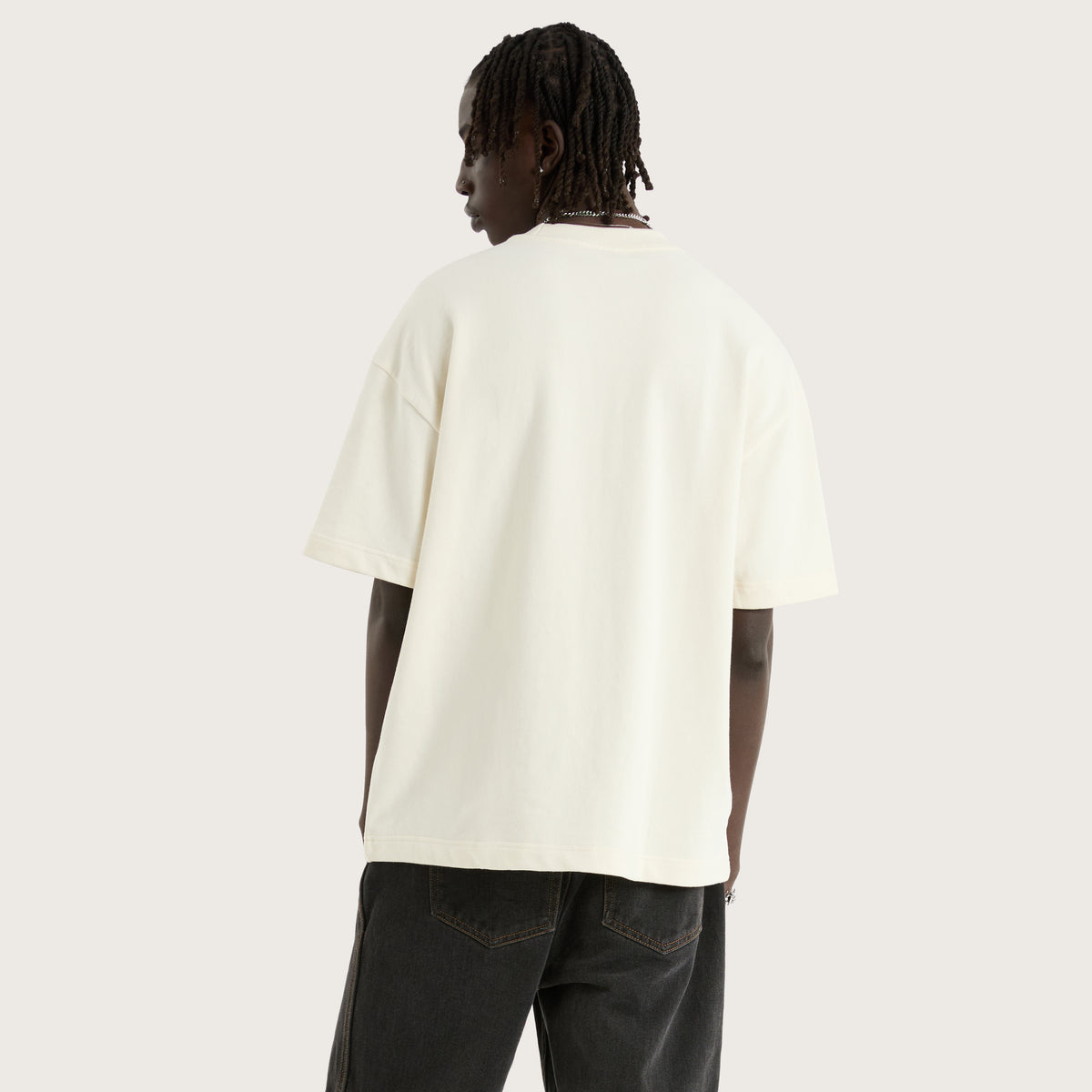 Webbed Loopback Street Tee in Off-White Tofu | KSCY