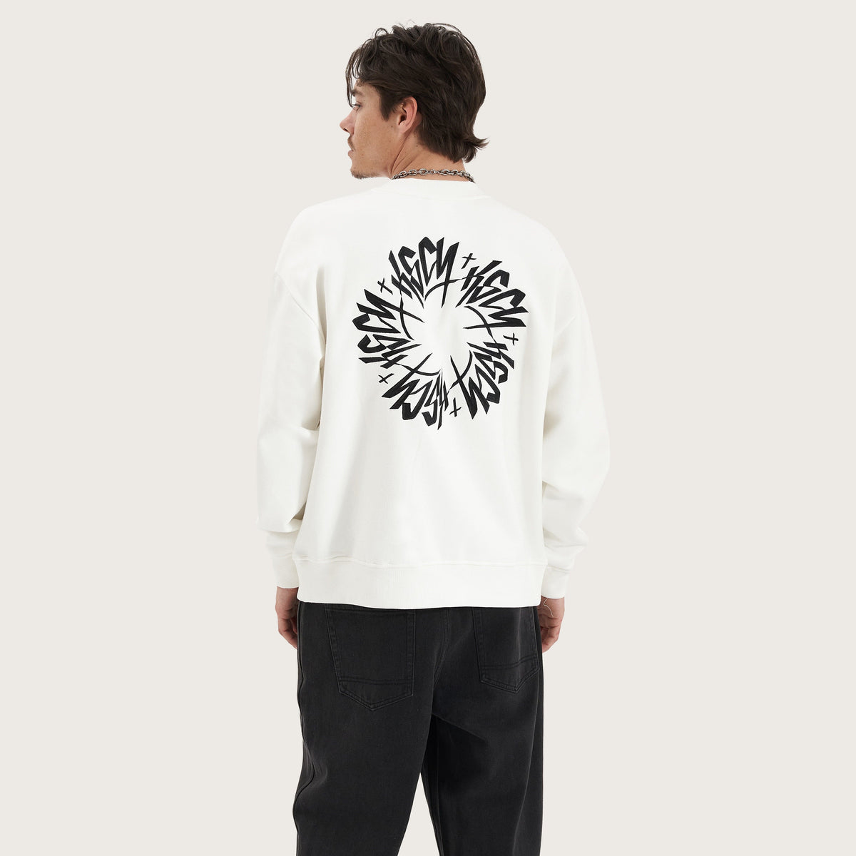 KSCY Arcane Heavy Sweater in Natural White - Kiss Chacey