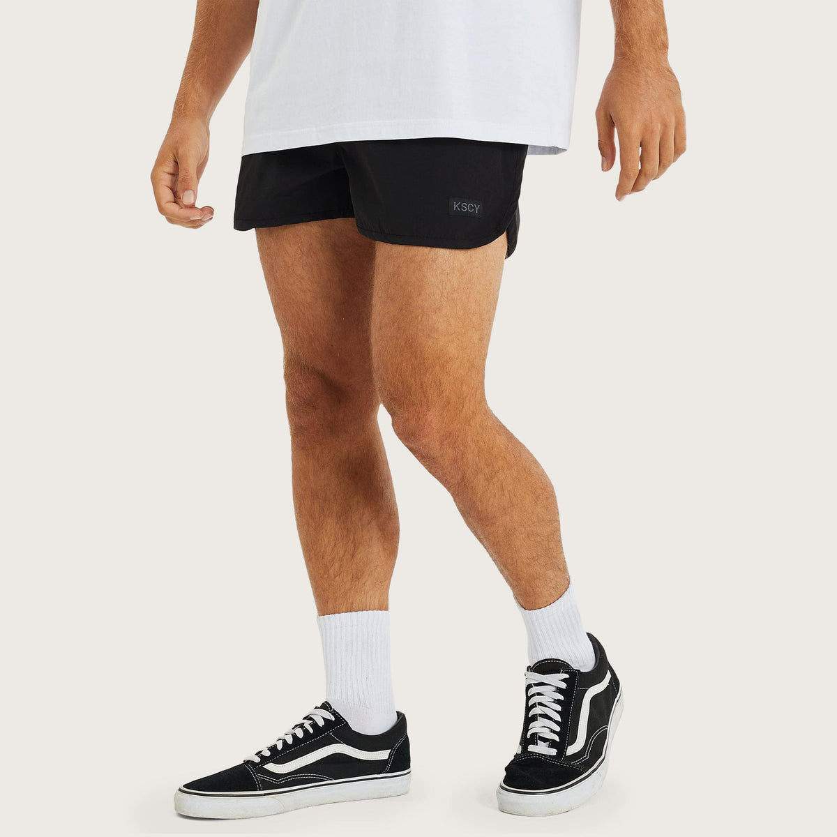Darkside Runner Shorts in Jet Black | Kiss Chacey