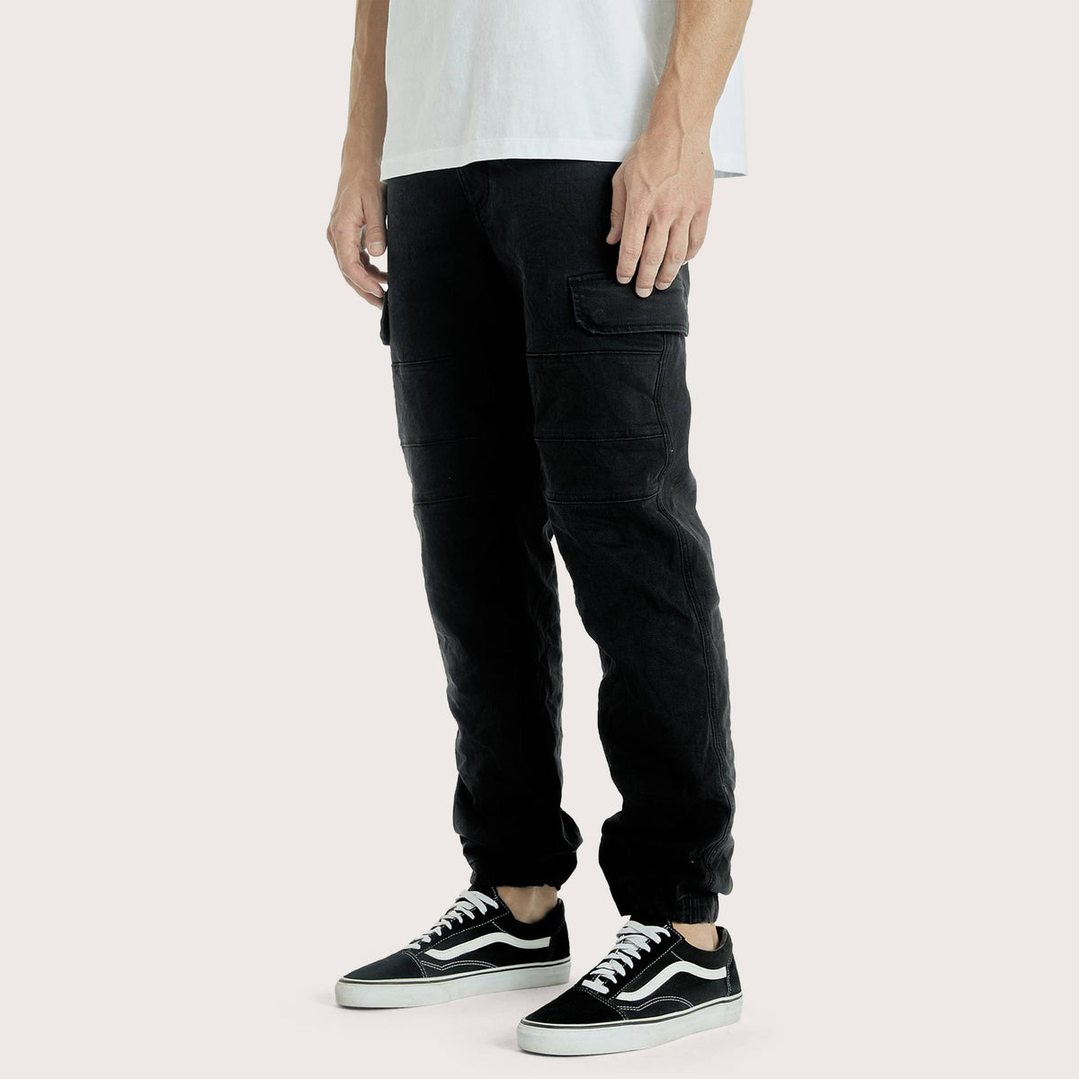 Michigan Side Pocket Cargo Pants in Black | Kiss Chacey