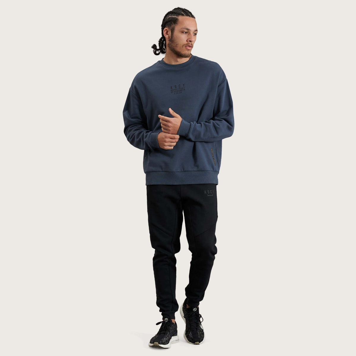 Pursuit Relaxed Fit Jumper Orion Blue | KSCY.DOS | KSCY