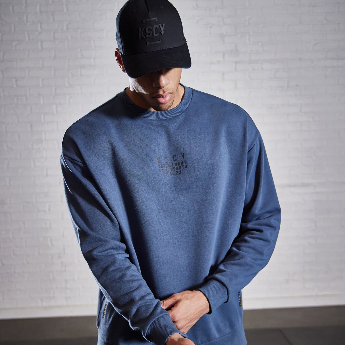 Pursuit Relaxed Fit Jumper Orion Blue | KSCY.DOS | KSCY