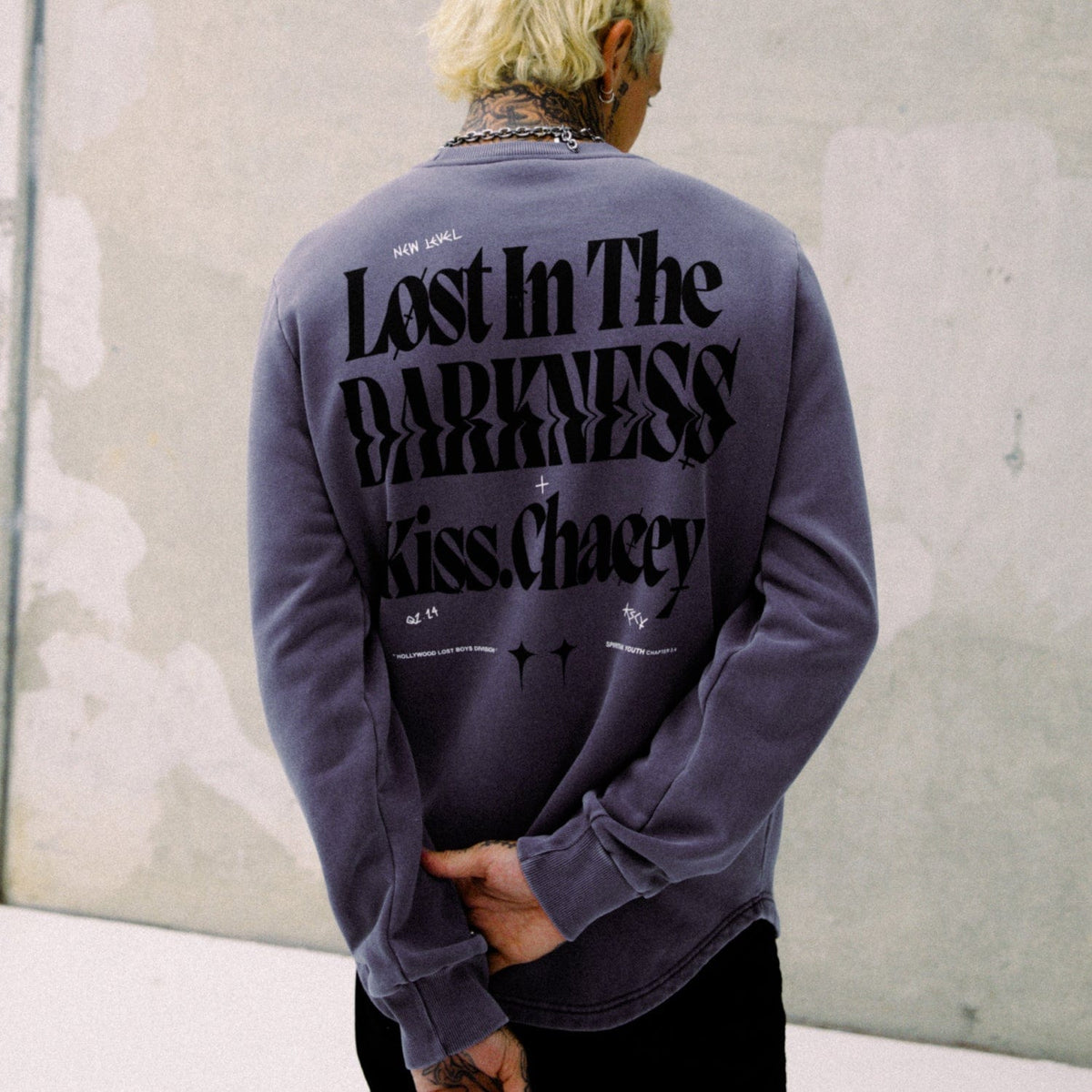 KSCY Seraph Heavy Sweater in Night Shadow - Kiss Chacey